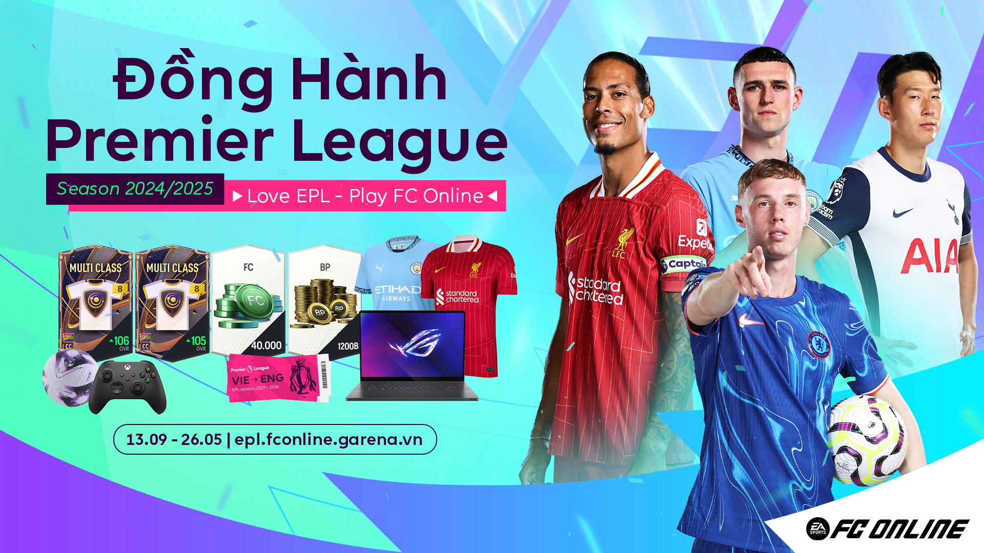 [SỰ KIỆN MIỄN PHÍ] ĐỒNG HÀNH PREMIER LEAGUE 24/25: LOVE EPL - PLAY - FC ...
